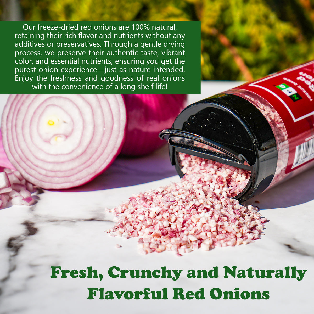 NPG Freeze-Dried Red Onion 2 Oz – Natural Plus Green