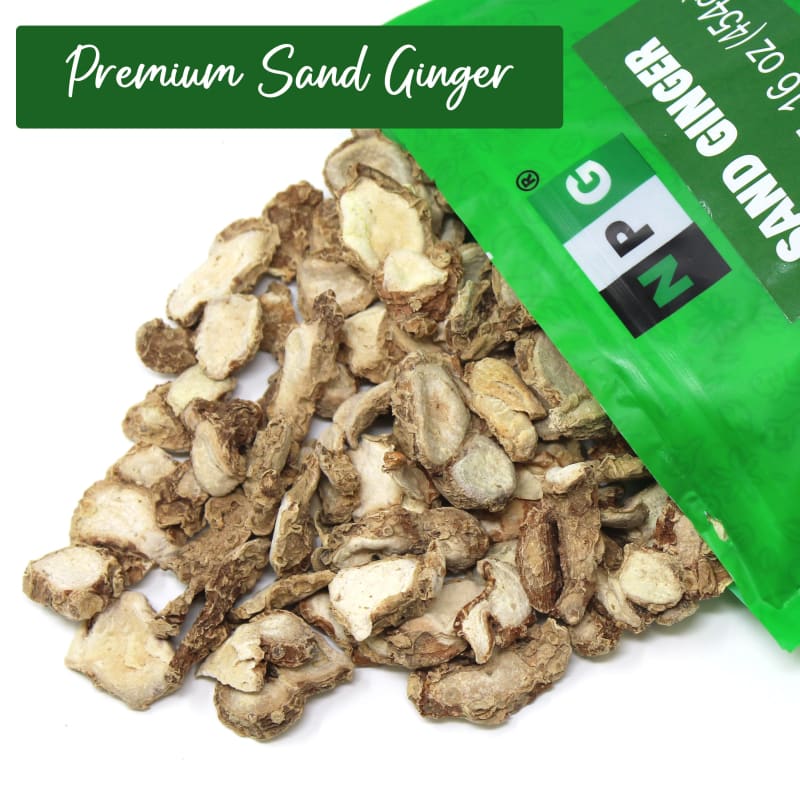 Sand Ginger Slices 16 Oz - Greater Galangal Spice – Natural Plus Green